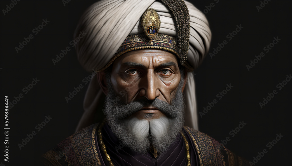 Amin__Sultan_of_the_Abbasid_Caliphate Stock Illustration | Adobe Stock