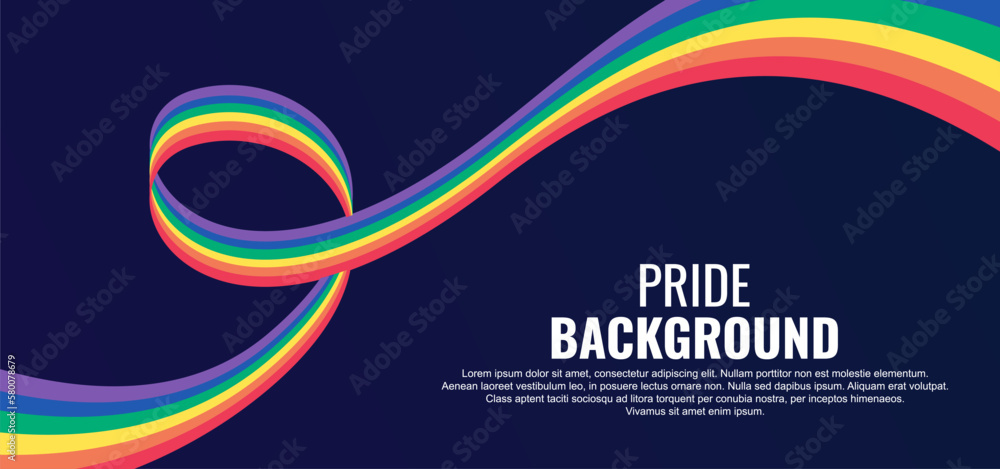 LGBT pride abstract background. Vector background with rainbow colors ...