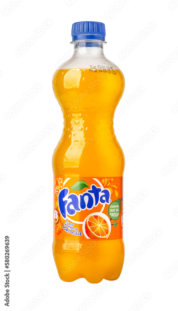Fanta plastic bottle isolated Stock Photo | Adobe Stock