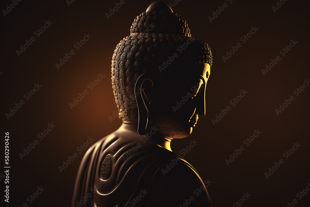 Gautama Buddha .The symbol of Hinduism, Buddhism, spirituality and ...