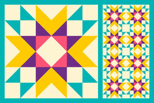 Triangles And Stars Pattern Free Stock Photo - Public Domain Pictures