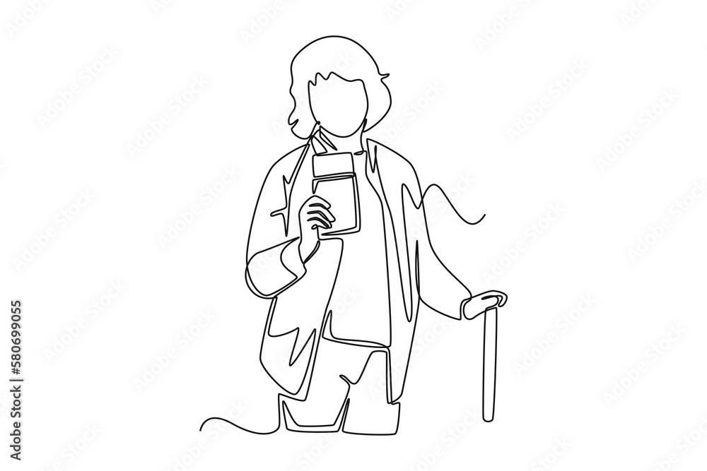 Single one line drawing traveling and tourism concept. Continuous line ...