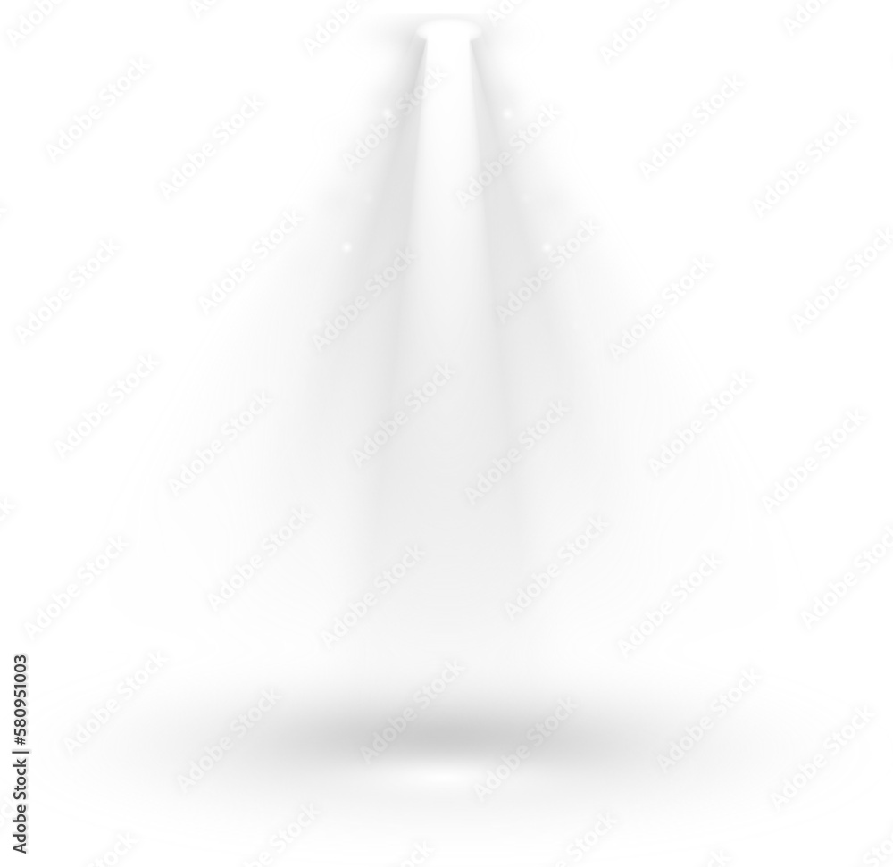 Spotlight isolated on transparent background Stock Illustration | Adobe ...