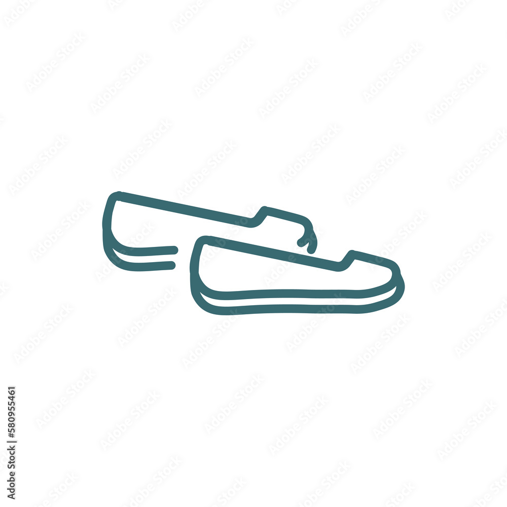 loafer icon. Thin line loafer icon from clothes and outfit collection ...