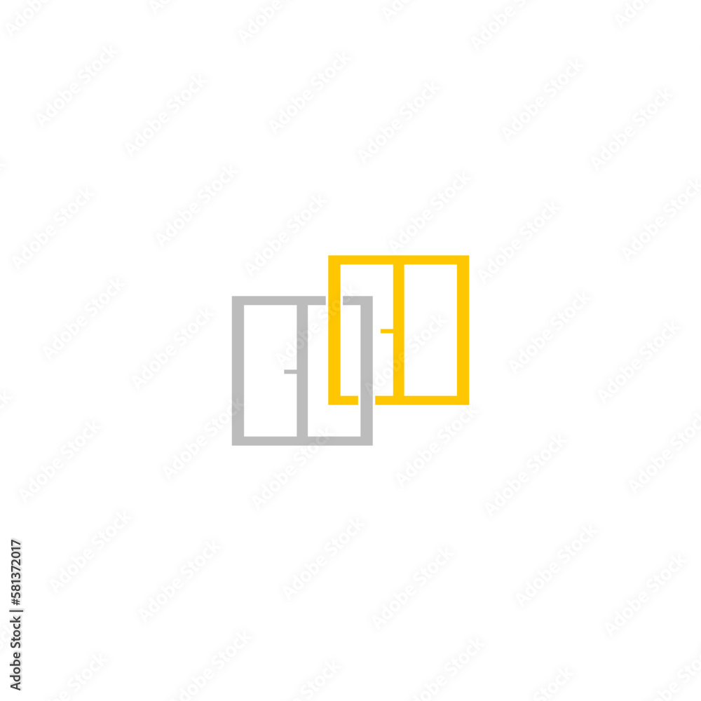 Windows logo design. Window services icon isolated on white background ...