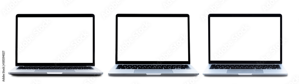 Laptop mockup isolated on transparent background. PNG file Format ...