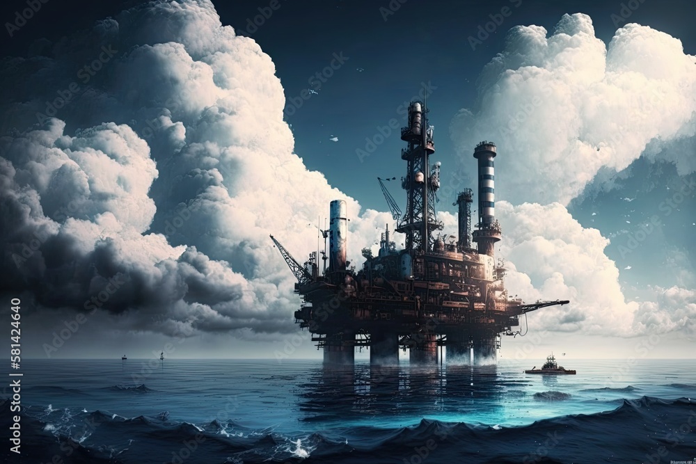 Offshore oilfield and platform HD desktop and mobile wallpaper ...