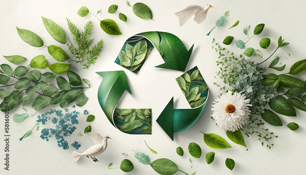Recycle, reduce, reuse and repair. Creative images about recycling ...