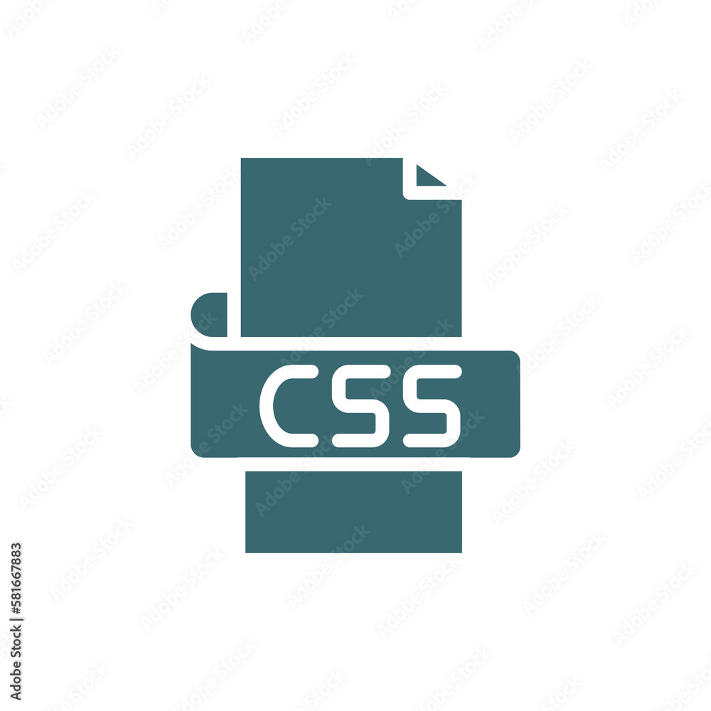 css icon. Filled css icon from information technology collection. Glyph ...