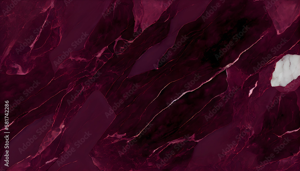 Abstract famethyst crystal shards in deep purple hues, with angular ...