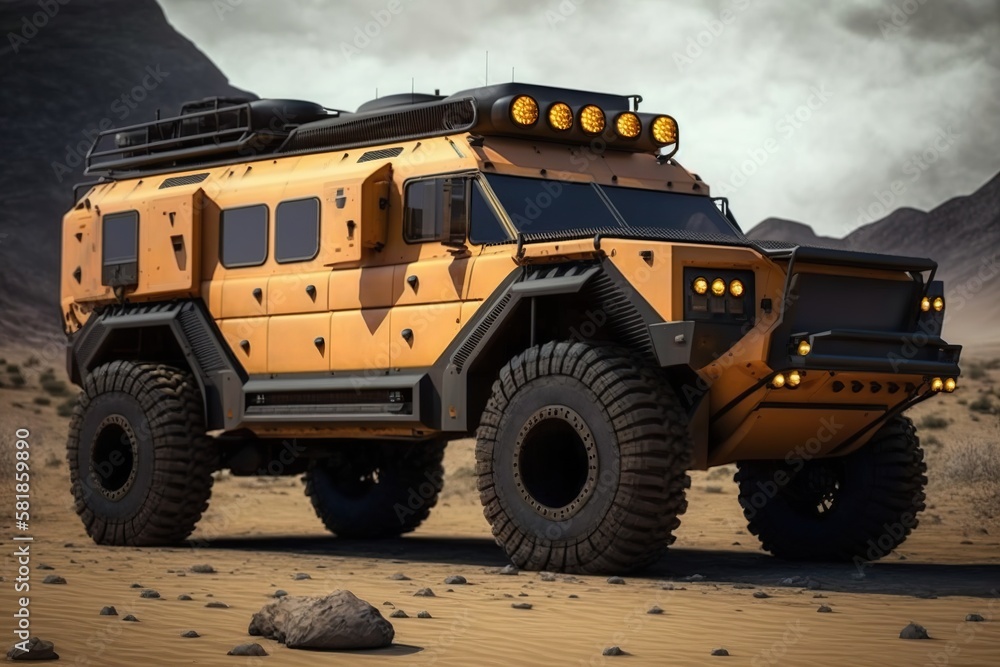 Car that is meant for off - road adventures with rugged tires a sturdy ...