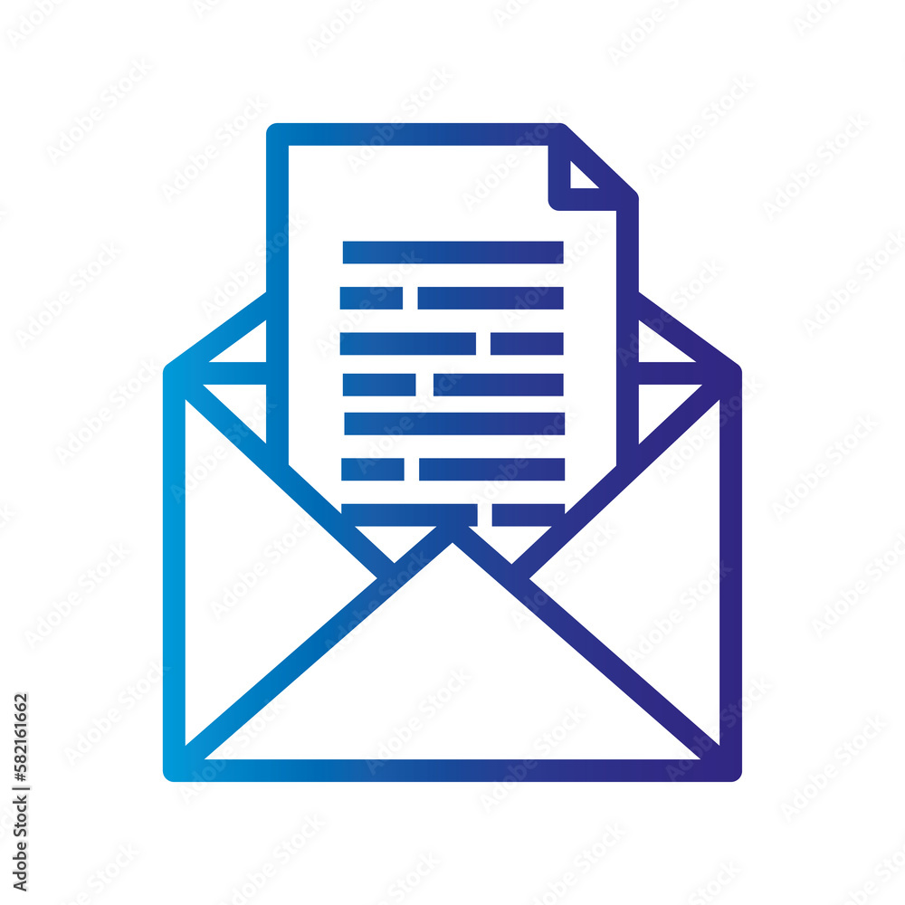 letter envelope icon png image with transparent background Stock ...
