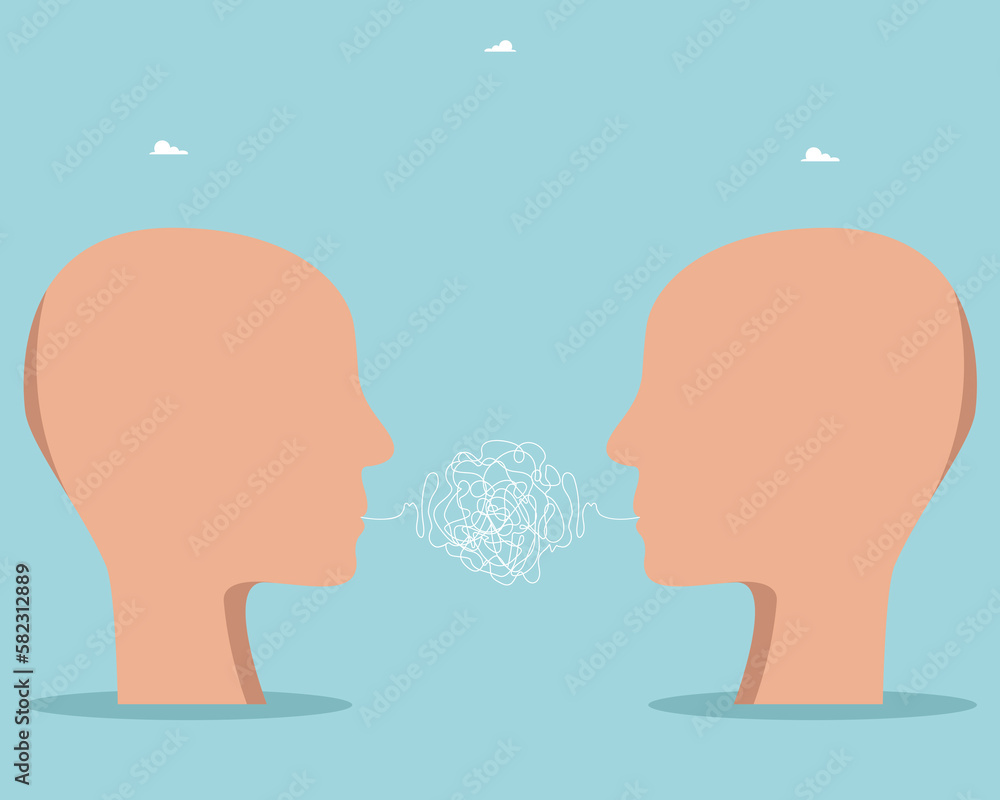 Human communication, finding ways to solve a complex problem and ...