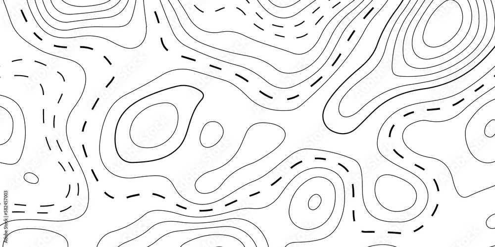 Abstract topographic contours map background. Topographic map and ...