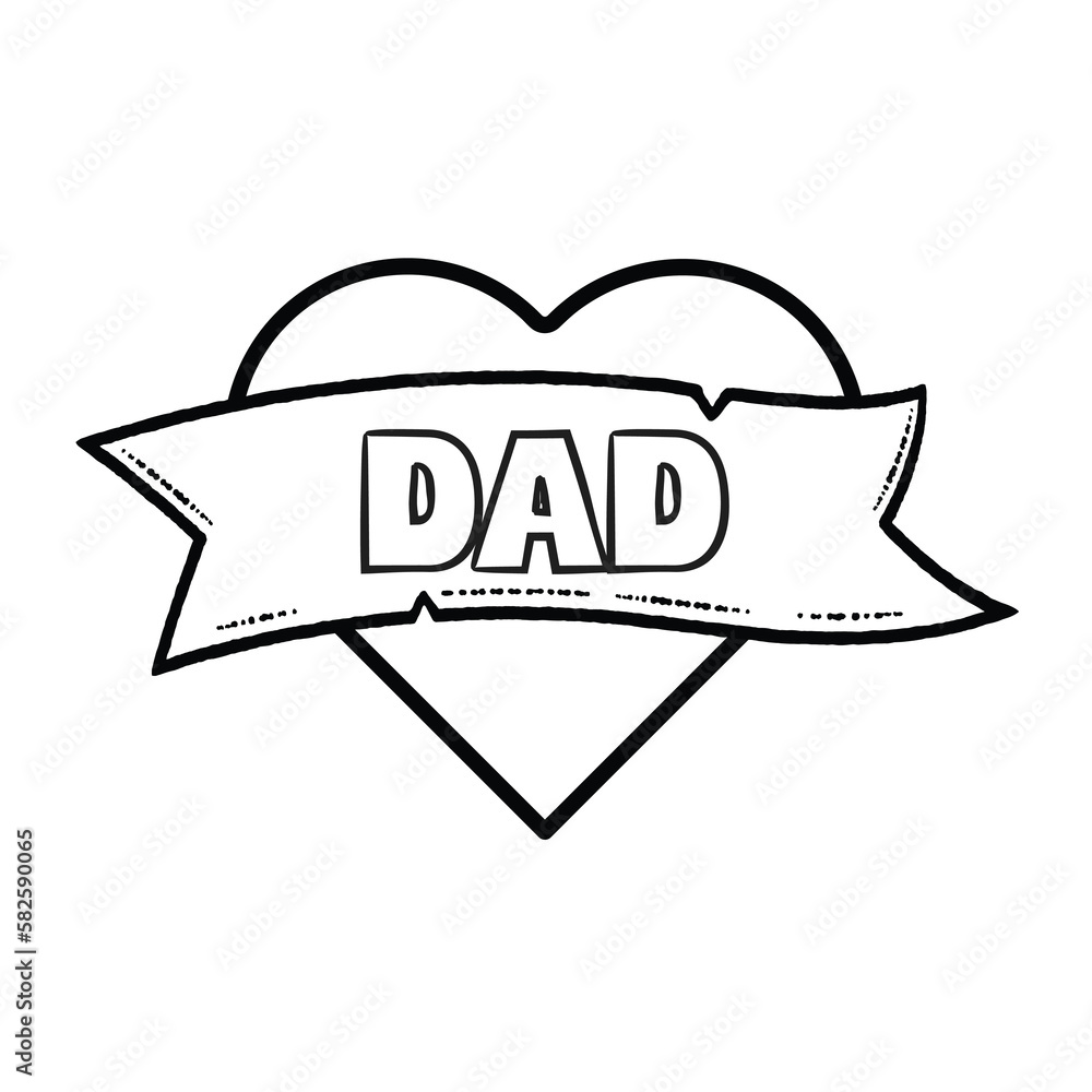 Happy Fathers Day calligraphy light banner. Happy father`s day vector ...
