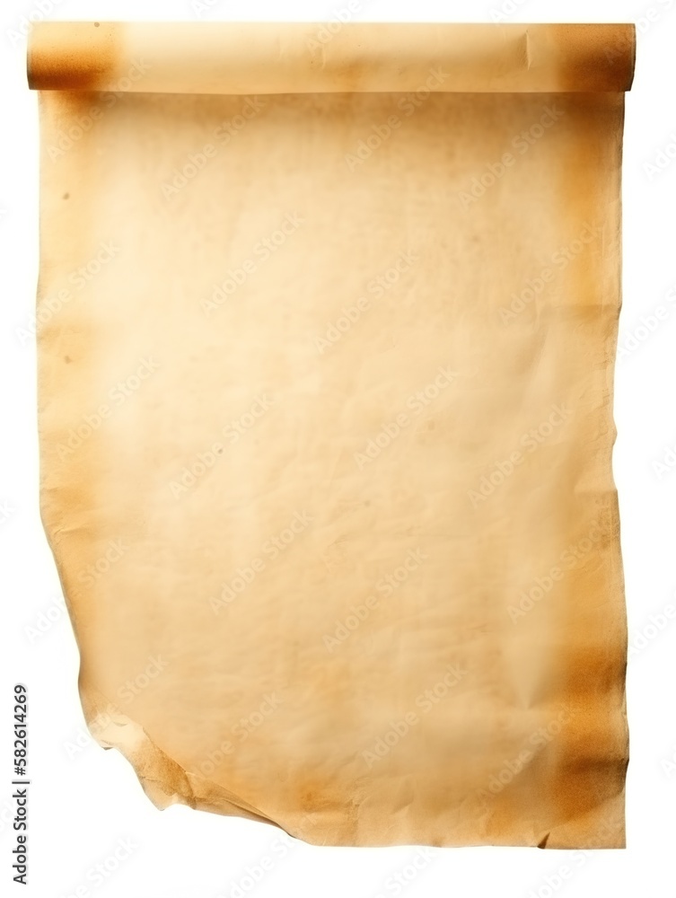 medieval parchment enhanced and reworked ai generated scene with a not ...