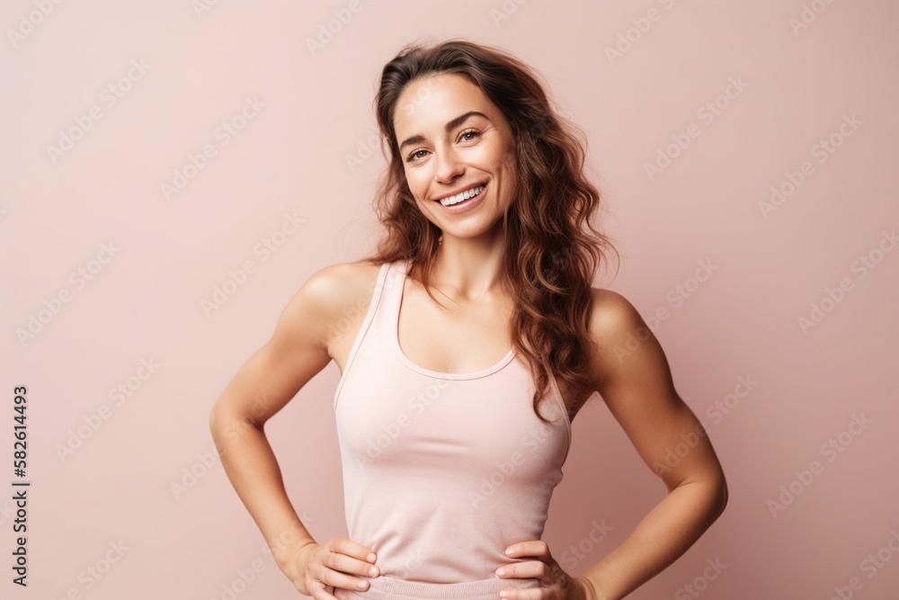 Young american sport coach entrepreneur posing fierce and powerful, is ...