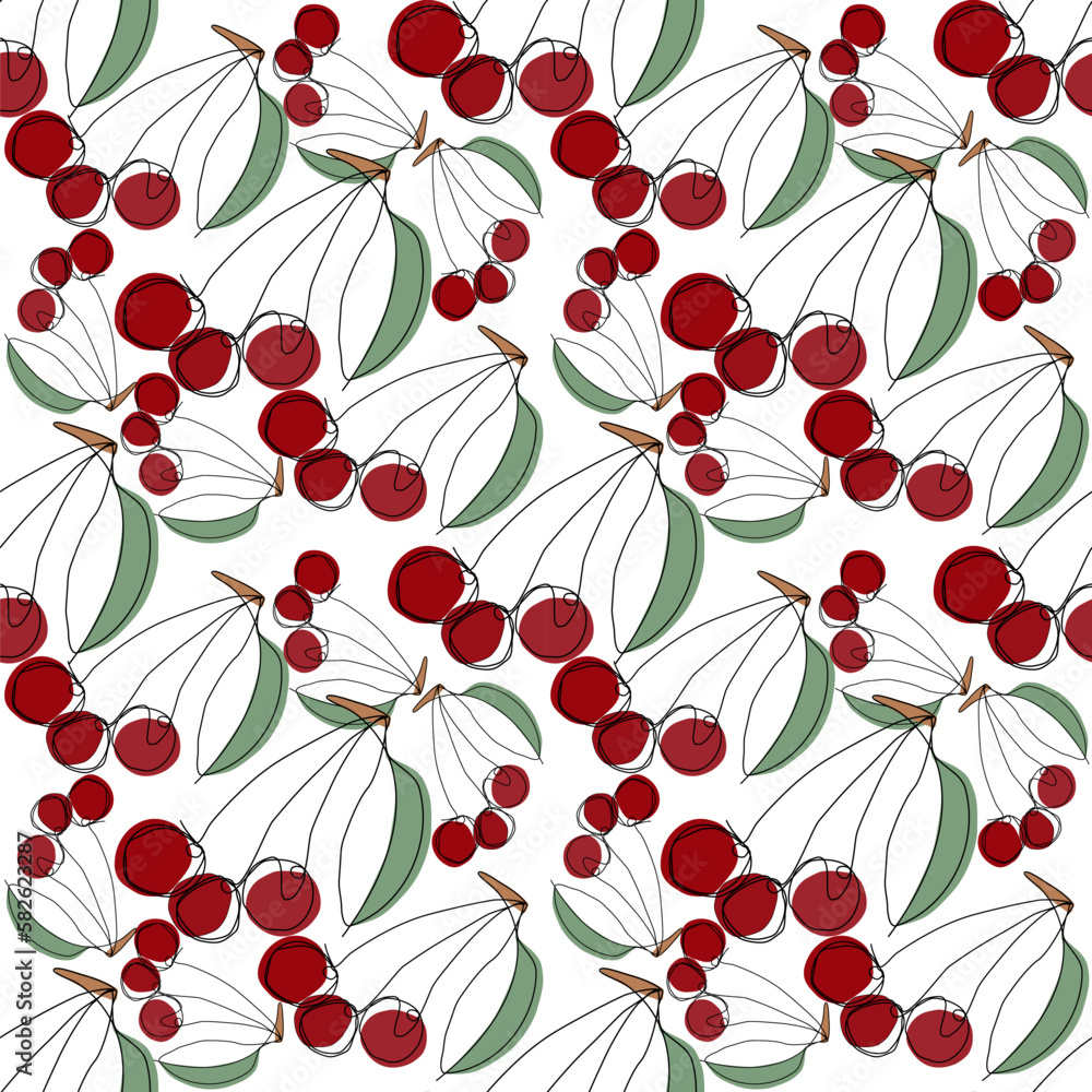 vector illustration seamless pattern features a repeating motif of ...