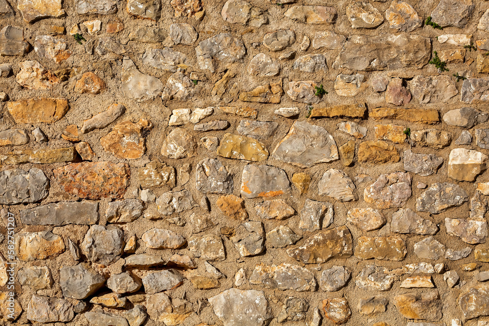 Texture of historic stone wall from city wall for backgrounds and ...