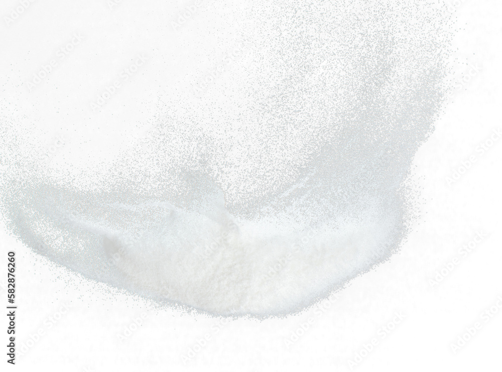 Million of white sand explosion, Photo image of falling down shower ...