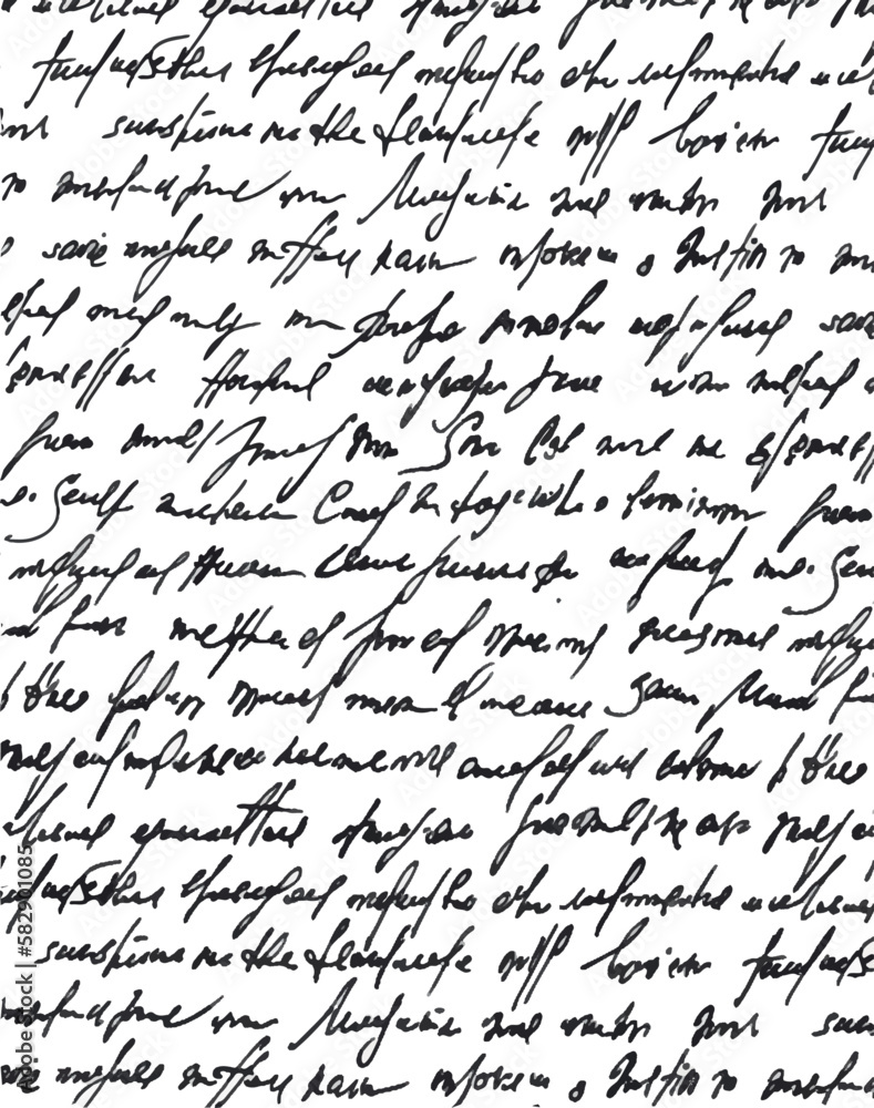 Handwritten background vector, calligraphic handwriting. Stock Vector ...