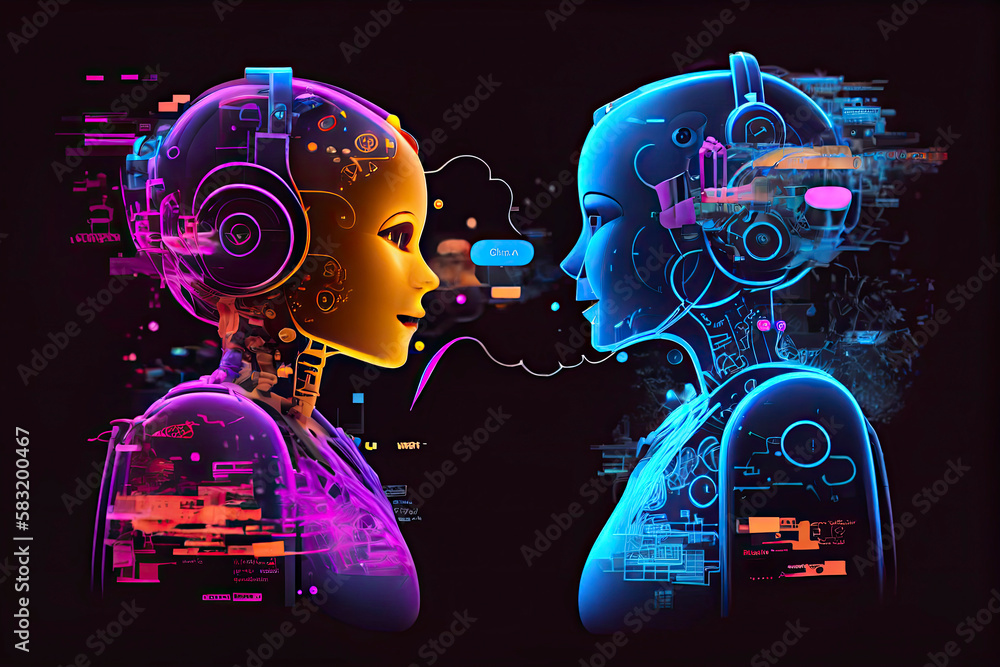 System Artificial intelligence ChatGPT Chat Bot AI , Technology smart robot Ai Chat GPT ...