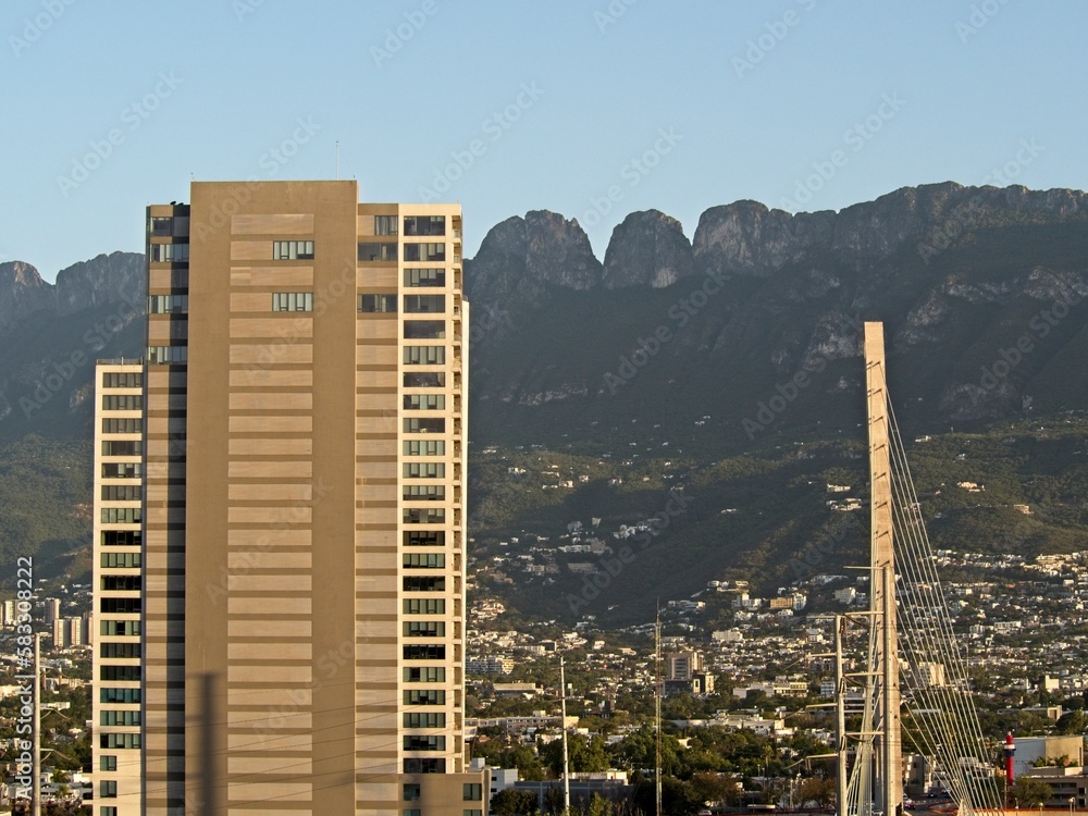 La Eme (the M) is a notable part of the Cerro de Chipinque, a mountain ...