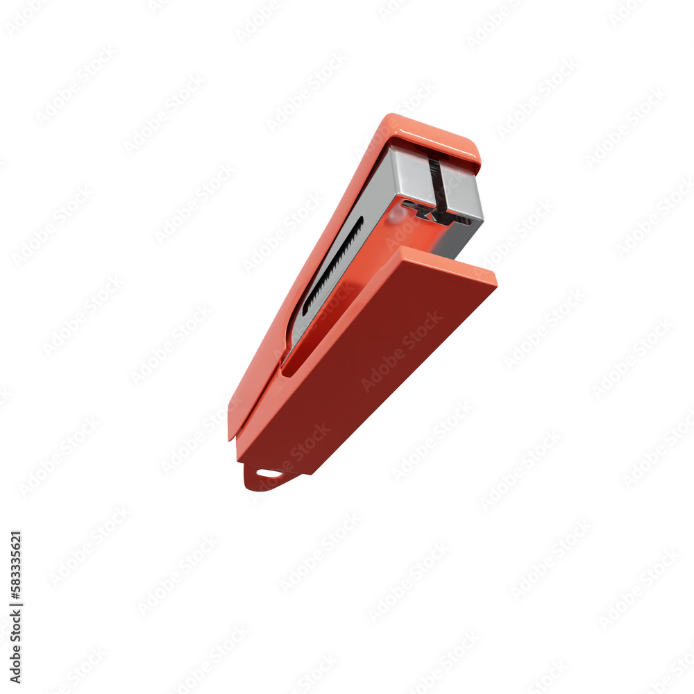 Staples Stapler 3D illustration, icon, Several View Pack Render, HD ...