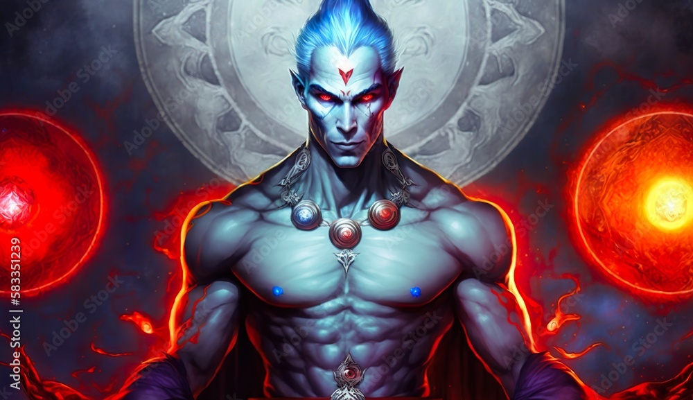 Illustration Stock Generative AI Spirituality, esoteric, meditation ...