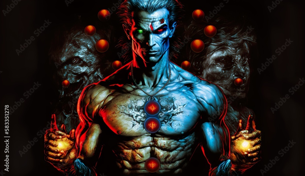 Generative AI Spirituality, esoteric, meditation, fantasy, vampire ...