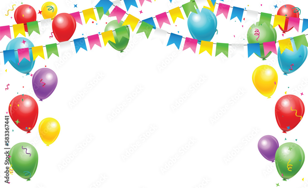 Happy birthday vector transparent background. colorful happy birthday ...