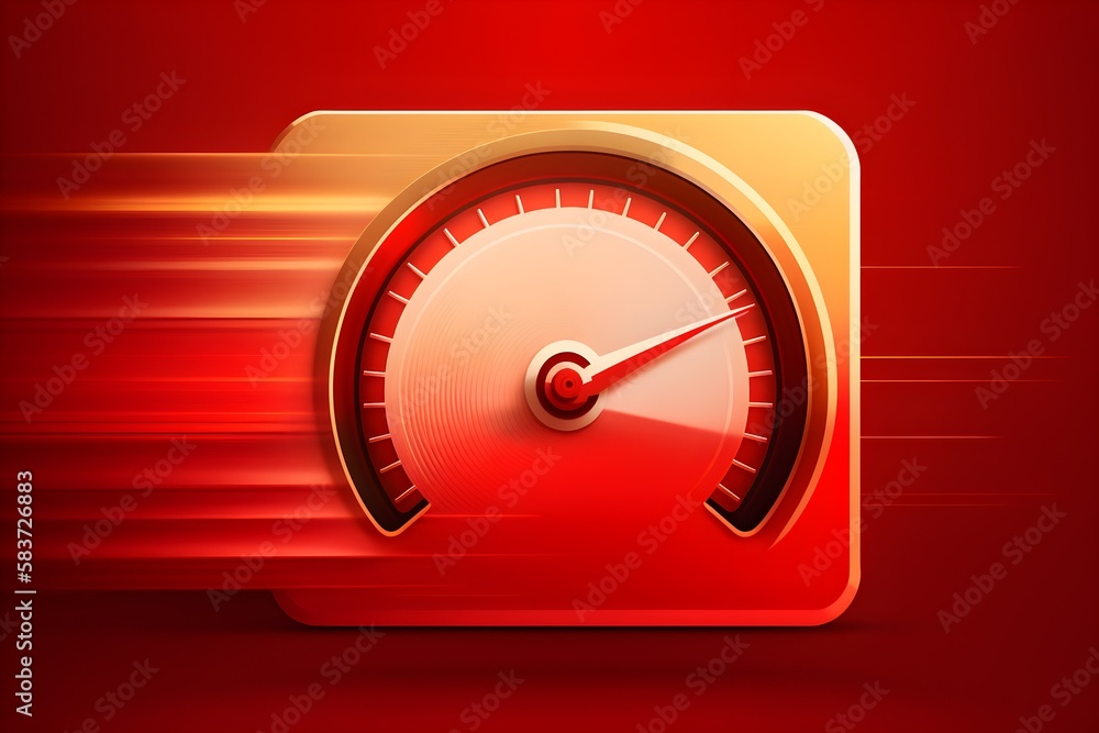 Wallpaper Illustration and background of speed icon, speedometer. Front ...
