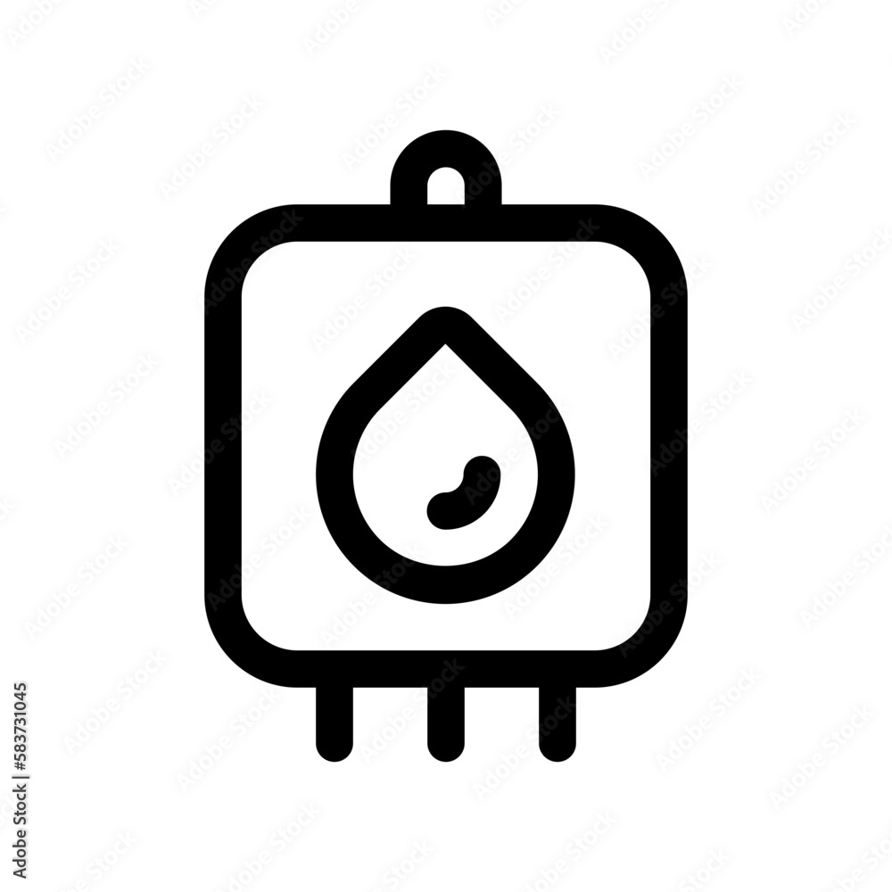 Editable blood pack vector icon. Part of a big icon set family. Perfect ...