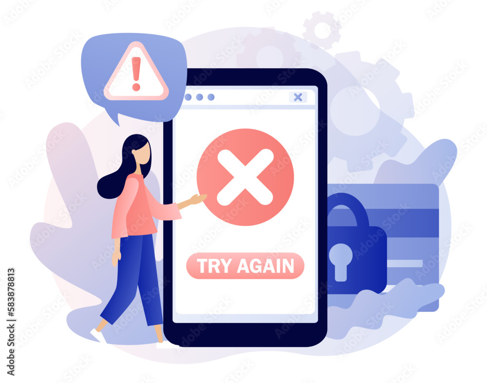 Payment error. Cashless NFC payment failed. Online transaction canceled ...