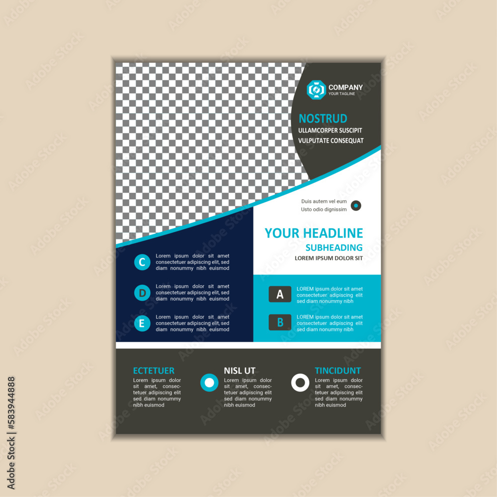 Modern Multipurpose Flyer Template - Fully Editable and Print Ready, A4 ...