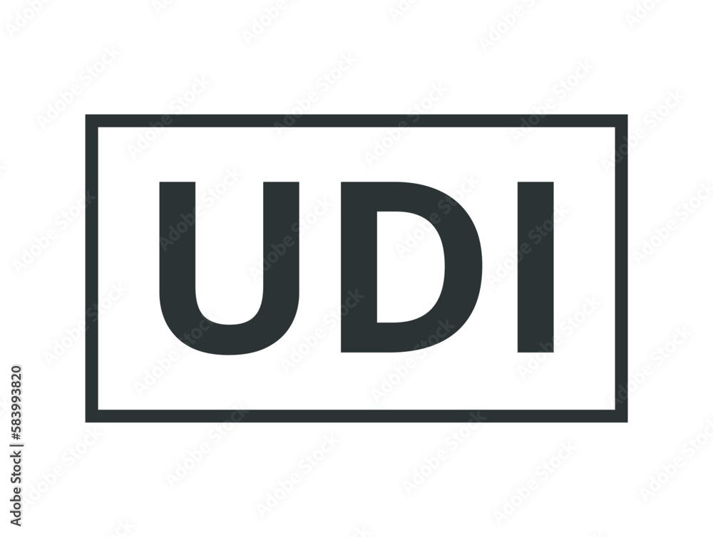 Unique device identifier symbol. Stock Vector | Adobe Stock