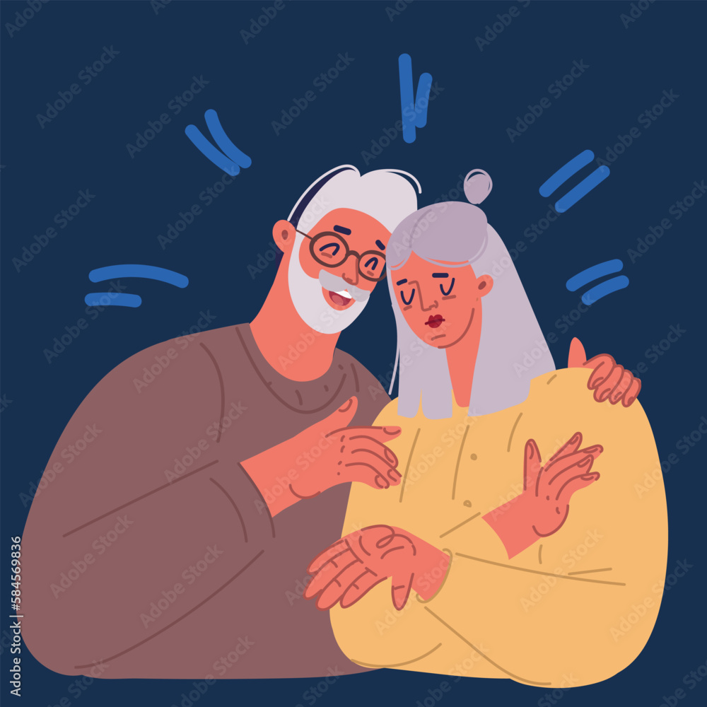 Cartoon vector illustration of Empathy. Empathy and Compassion concept ...