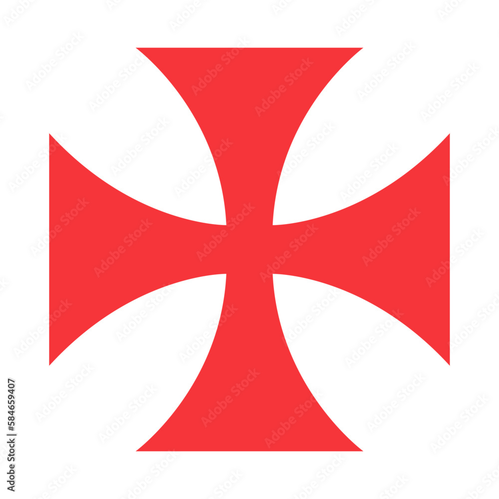 Cruz de Malta Stock Vector | Adobe Stock