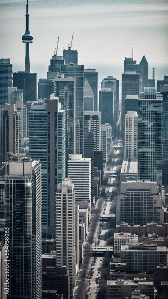 Skyscraper Image also called Tall buildings, High-rise buildings, Urban ...