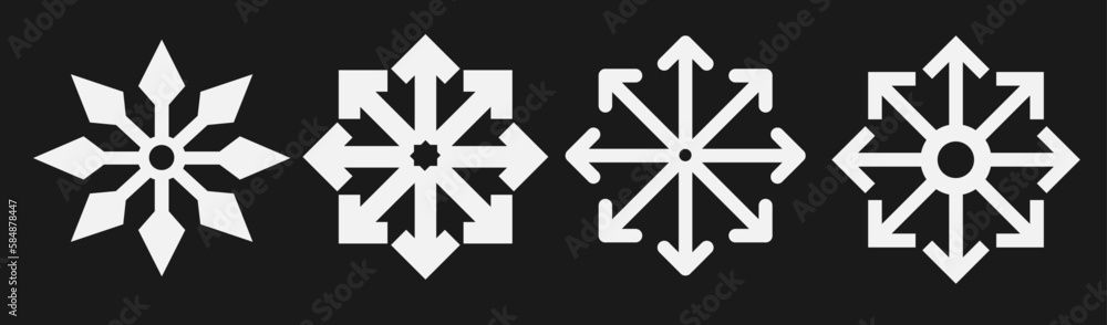 Chaos Star Vector Models / Ai Illustrator Stock Vector | Adobe Stock