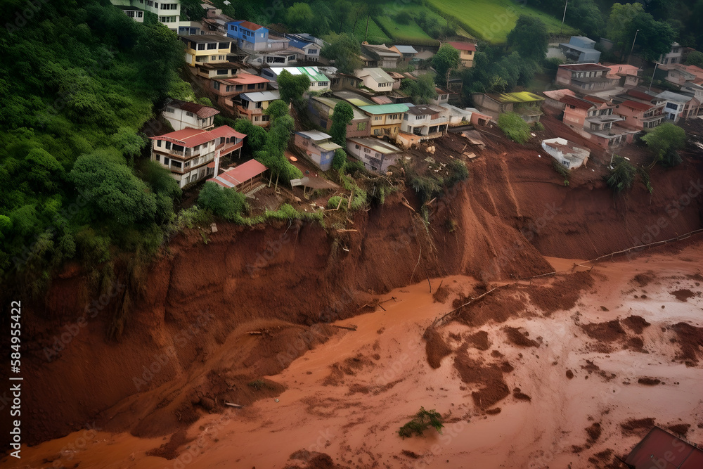 Explore the Devastating Aftermath of Landslides and Mudslides in Vivid ...