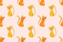 Cute Cat Pattern Free Stock Photo - Public Domain Pictures