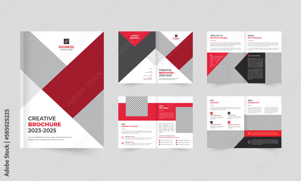 Brochure design layout template for company profile ,annual report ...