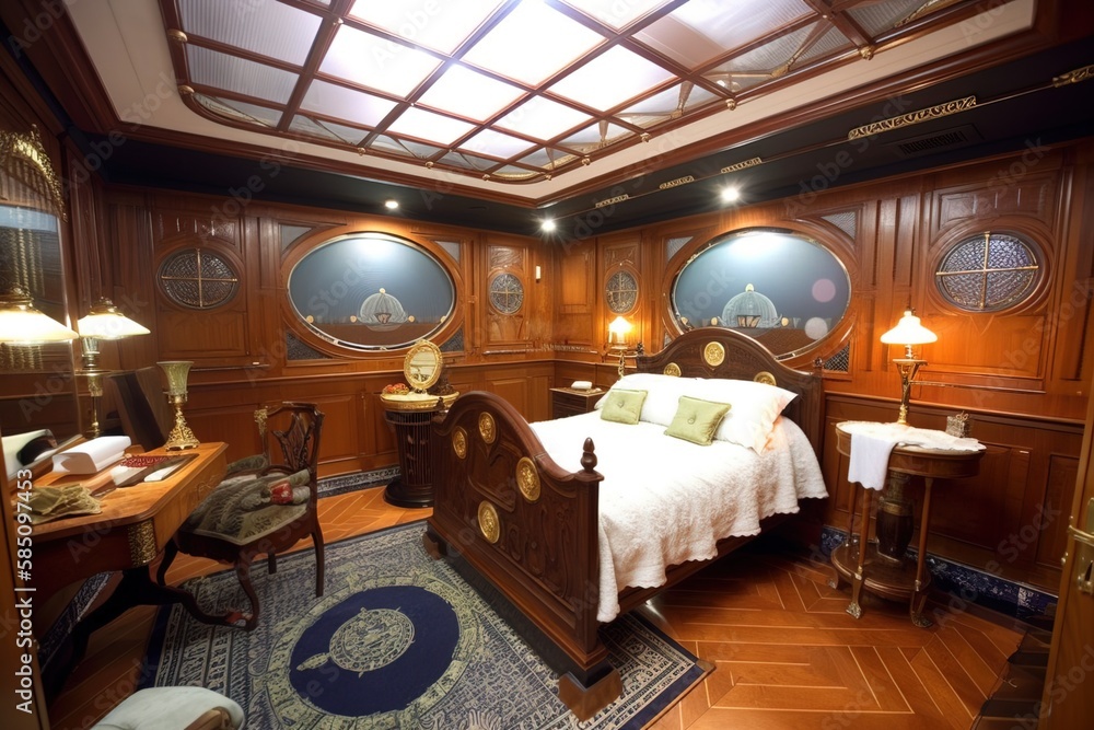 luxuary boat cruise titanic inspired room bedroom, idea inspirational ...