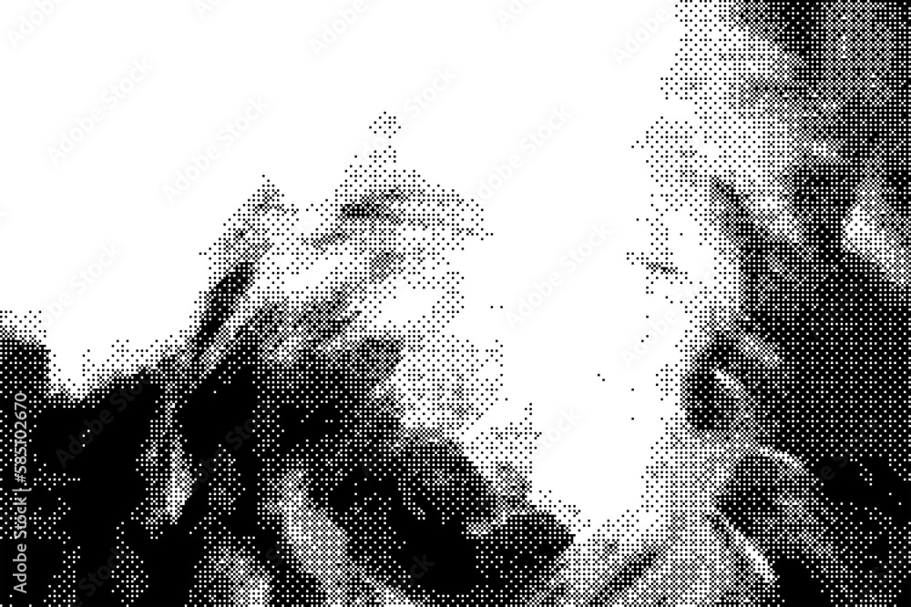 Cross Bitmap Abstract Texture Background: Pixelated Patterns and Shapes ...