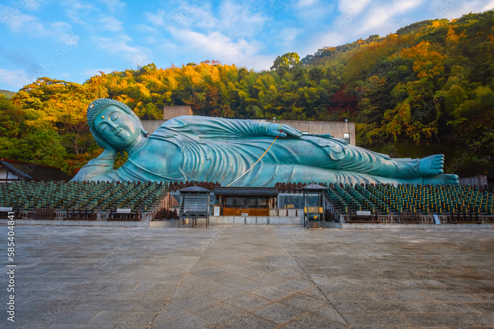 Fukuoka, Japan - Nov 21 2022: Nanzoin Temple in Fukuoka is home to a ...