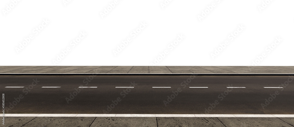 Ilustración de Stock Empty asphalt road with two sidewalks in PNG ... Ilustración de Stock Empty asphalt road with two sidewalks in PNG ...