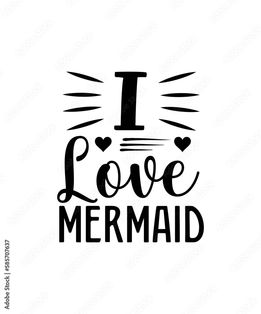 Vector de Stock Mermaid Tail SVG PNG, Mermaid Tail Monogram Svg ...