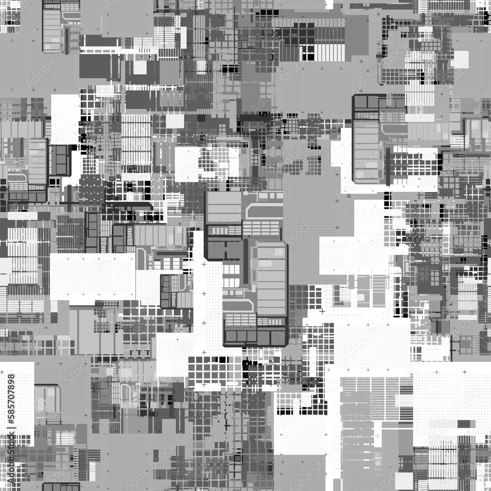 SCIFI displacement map for 3d texture Stock Illustration | Adobe Stock