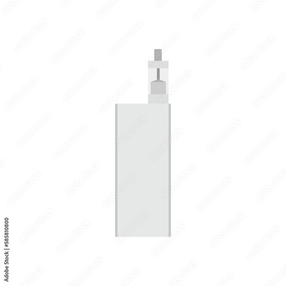 Vaping device, electronic cigaret Vector illustration. vape flat design ...
